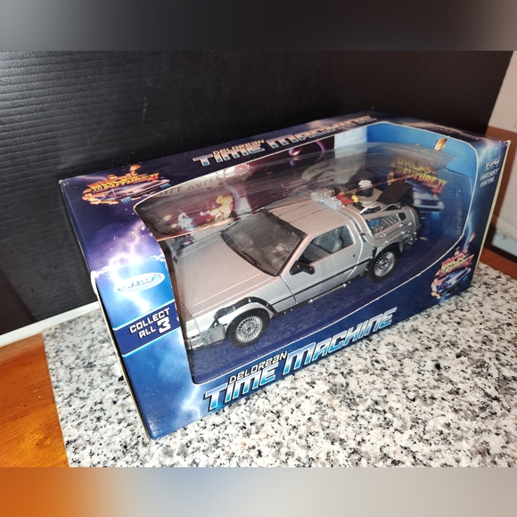 Welly | Toys | Delorean Time Machine Toy Car Silver | Poshmark